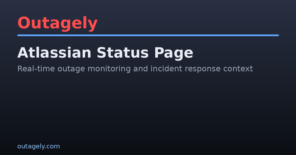 Is Atlassian Down Right Now? Live Atlassian Outage Status & Updates ...